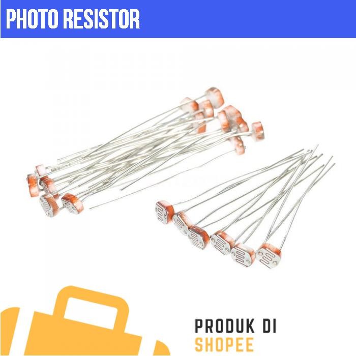 LDR GL5528 Light Dependent Resistor Photo Sensor Photosensor Arduino ...