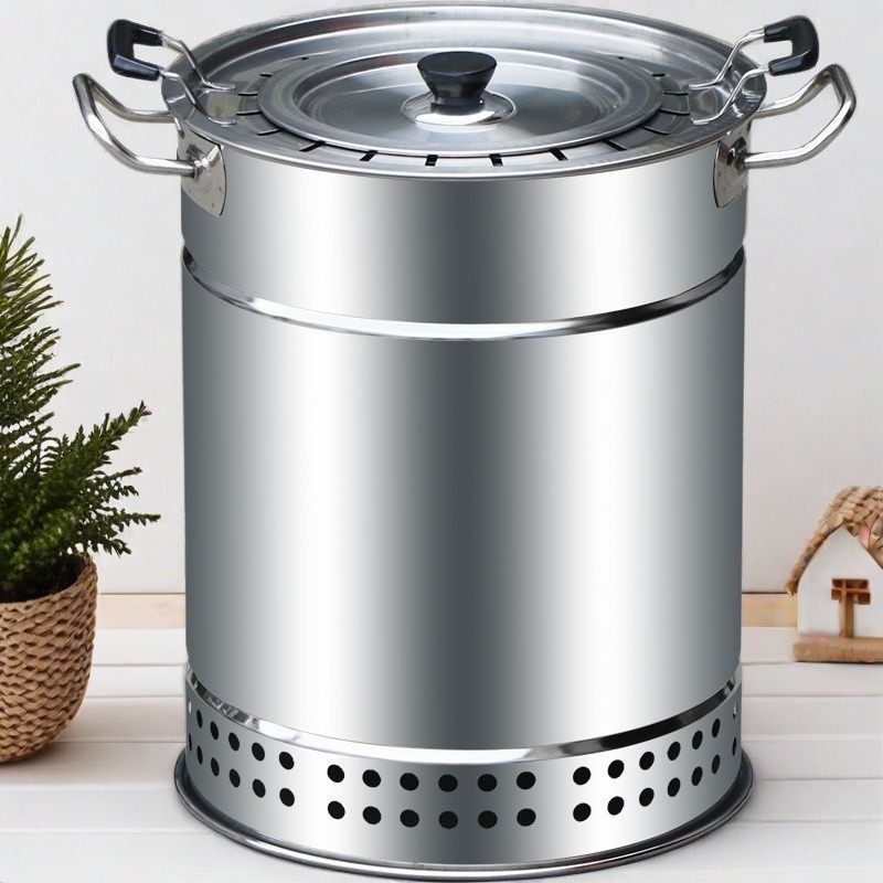 SG Smokeless Barbecue Grill Barbecue Grill Household Round Barbecue ...