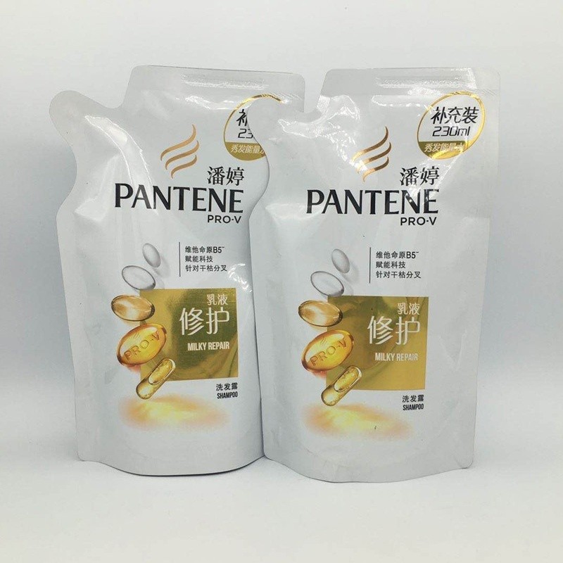 Pantene Lotion Repair Shampoo 230ml/bag Refill Pack Affordable Soft Dry ...