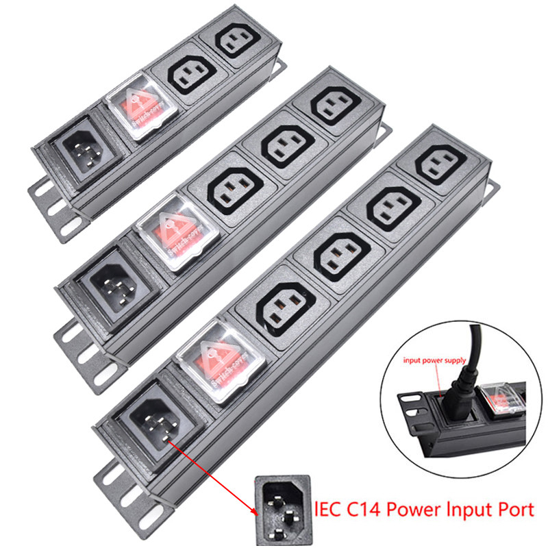 Server Rack PDU power distribution unit,C14 power input,2-12 ways IEC ...