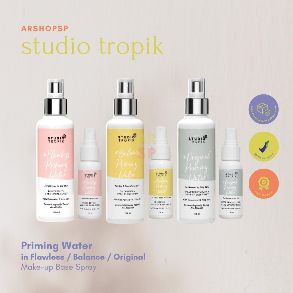 Original Tropic Studio | Balance | Flawless Priming Water | Shopee Malaysia