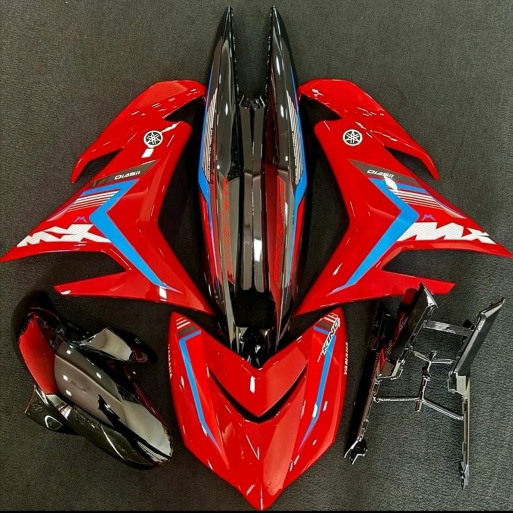 Y15 V1 V2 COVER SET MXKING MERAH HITAM VIETNAM | Shopee Malaysia