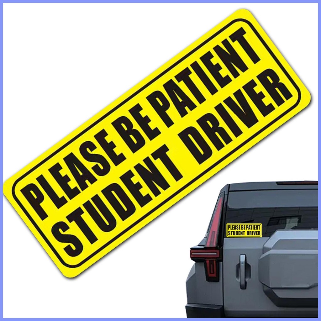 Magnetic Student Driver Signs for Car New Drivers Sticker Safety ...