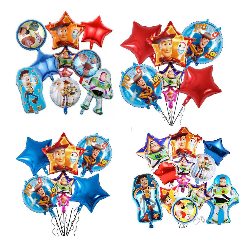 Toy Story Woody Buzz Lightyear Children Party Balloon Set | Shopee Malaysia