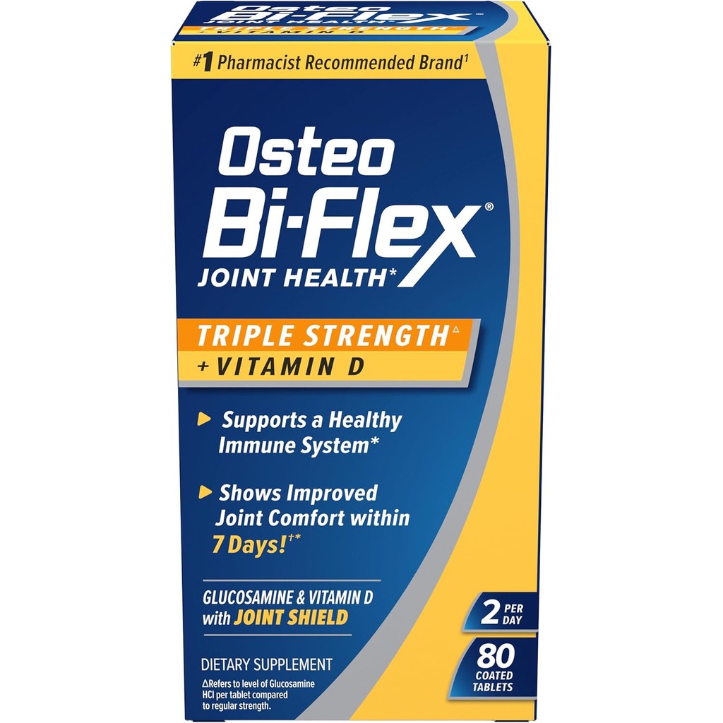 Osteo Bi-Flex Triple Strength(5) with Vitamin D Glucosamine Chondroitin ...