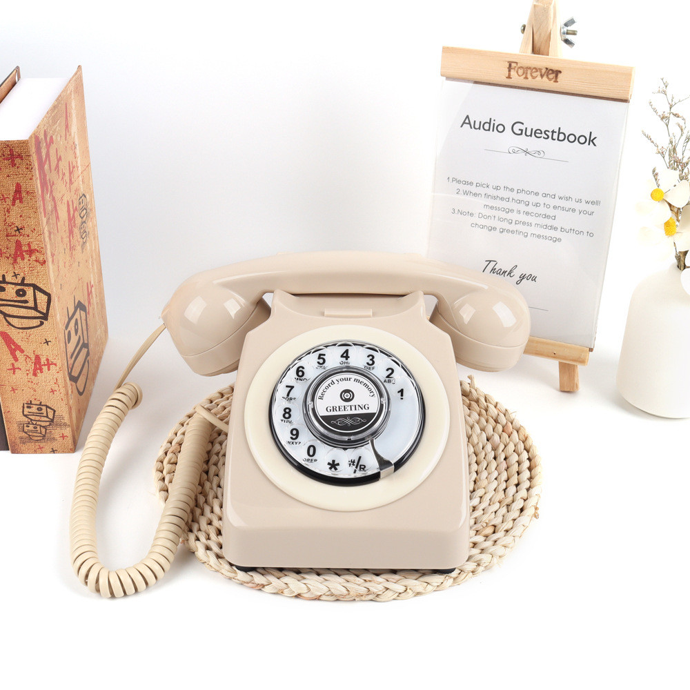 Retro Old-fashioned Fixed Landline Telephone Wedding Hotel Telephone ...