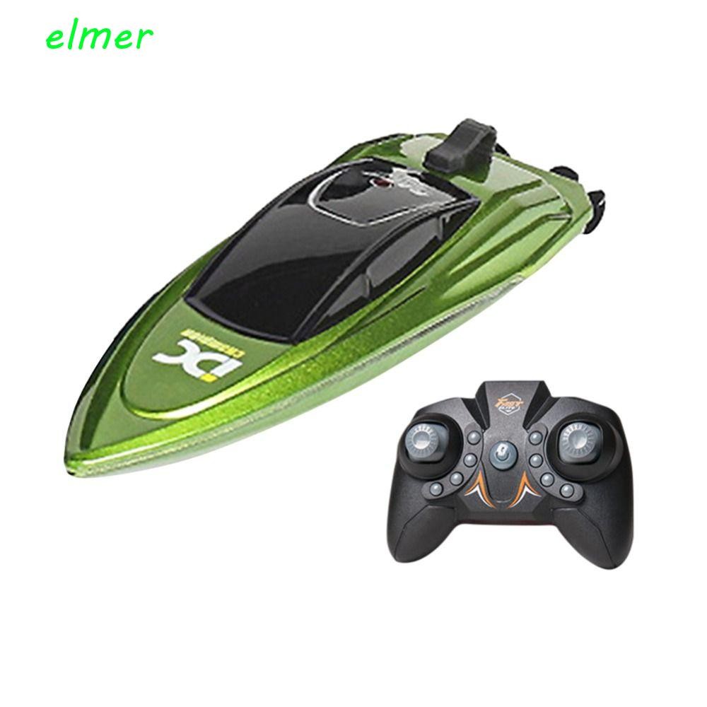 ELMER Remote Control Boat, High Speed LED Light Mini RC Boat, Boys Toy ...