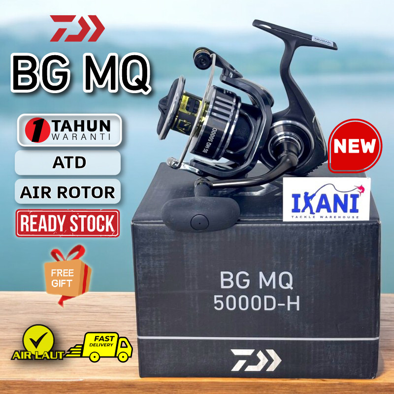 DAIWA BG MQ 2021 SPINNING Fishing Reel Salt Water Mesin pancing SW laut ...