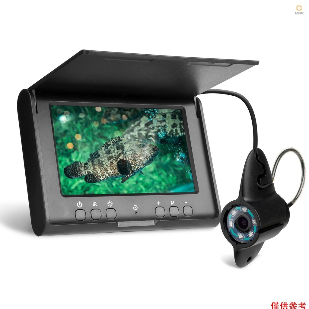 Ado)720P Underwater Fishing Camera Portable Video Fish Finder with 4.3 ...