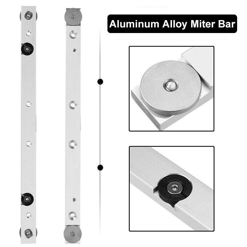 300/450mm Miter Bar Sliding Table Rail Miter Saw Gauge Rod for T-slot T ...