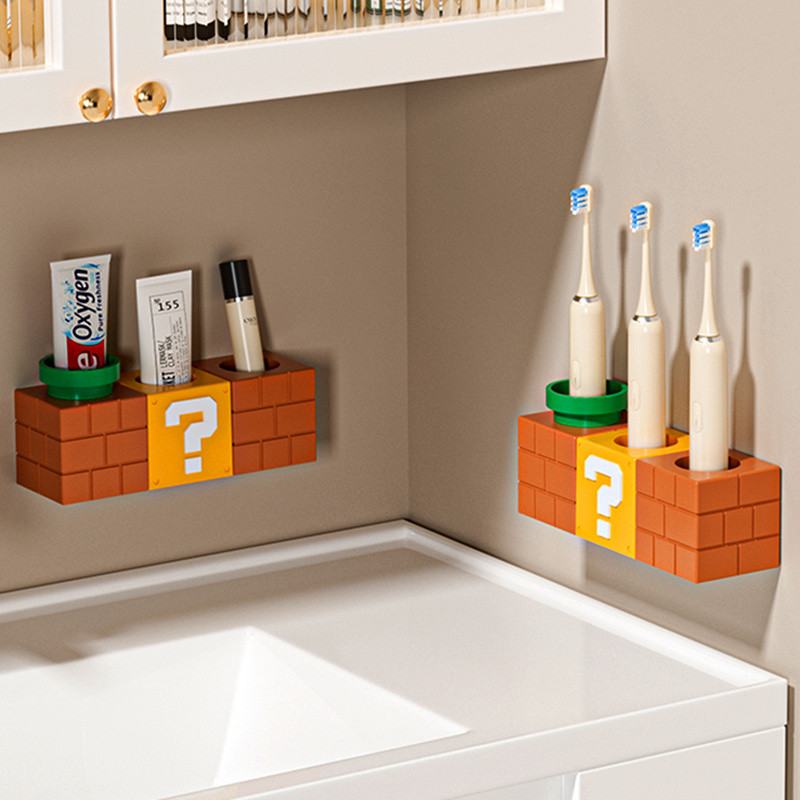 [cup & Cat] Same Day Shipping Super Mario Electric Toothbrush Shelf ...