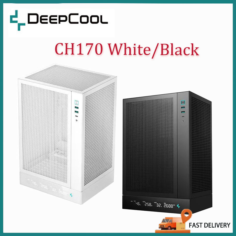 DEEPCOOL CH170 ITX digital display small chassis CH160 handle desktop ...