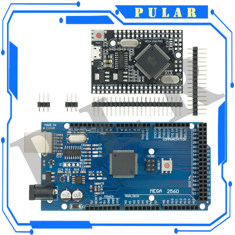 MEGA2560 MEGA 2560 R3 (ATmega2560-16AU CH340G) Pro mini MEGA2560 AVR USB board Development board ...