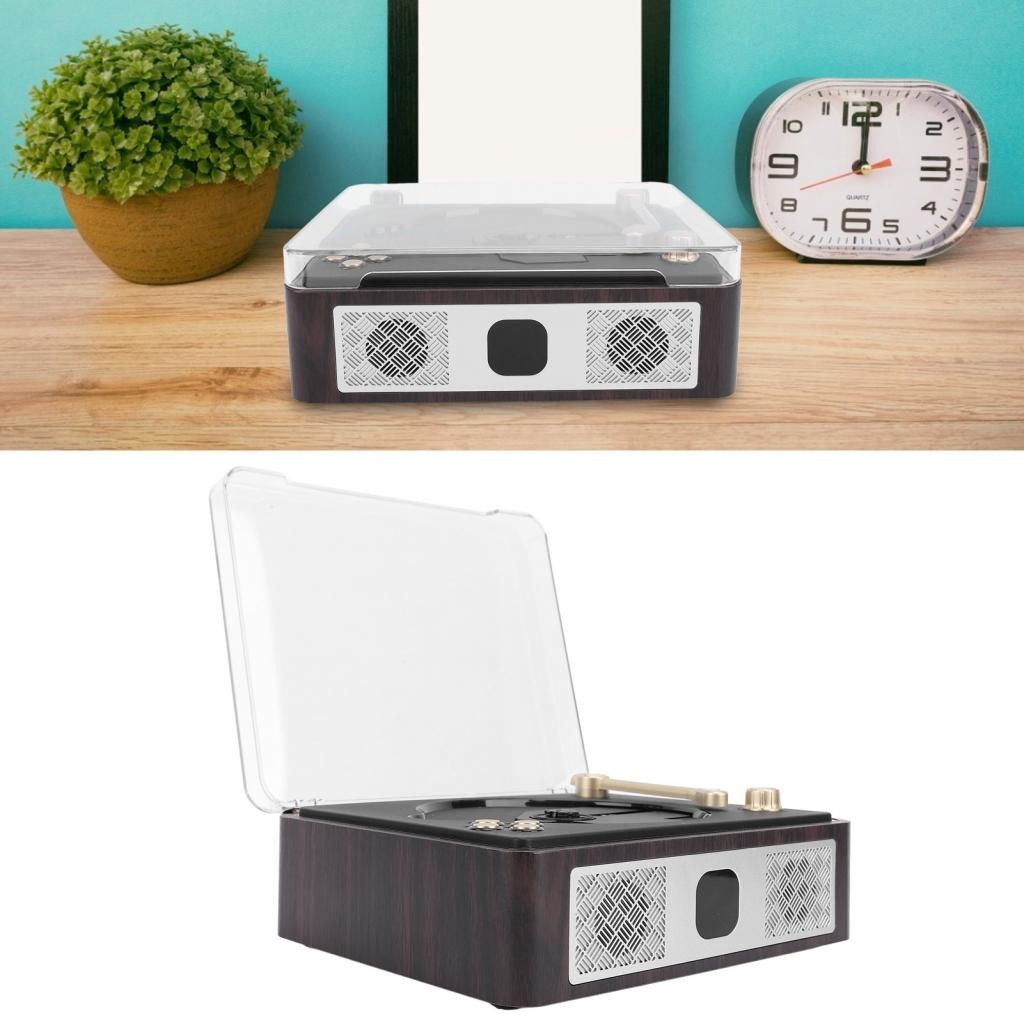 Maib Desktop CD Player 3600mAh Battery Retro Dual HiFi Speakers Multi ...