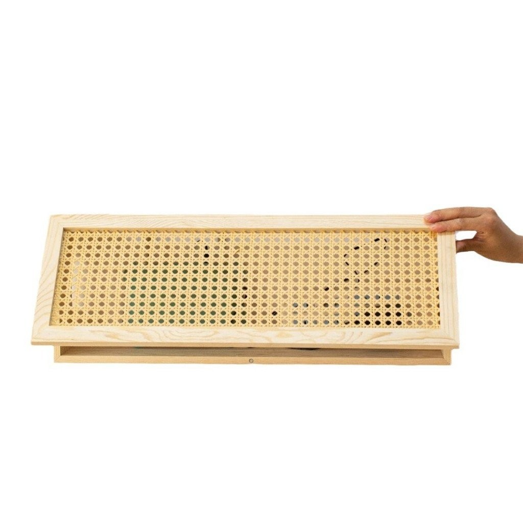 Had diskon masaJapanese Rattan Router Storage Box Solid Wood Wall ...
