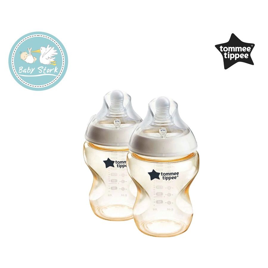 Tommee Tippee Bottle PPSU Natural Start With Soft Teat (PK2) - 260ml | Shopee Malaysia