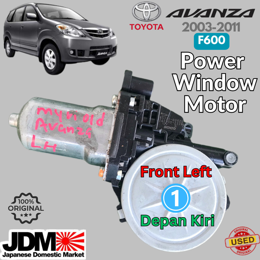 Used Power Window Motor Fit For TOYOTA Avanza F600 (2003-2011) | Shopee ...