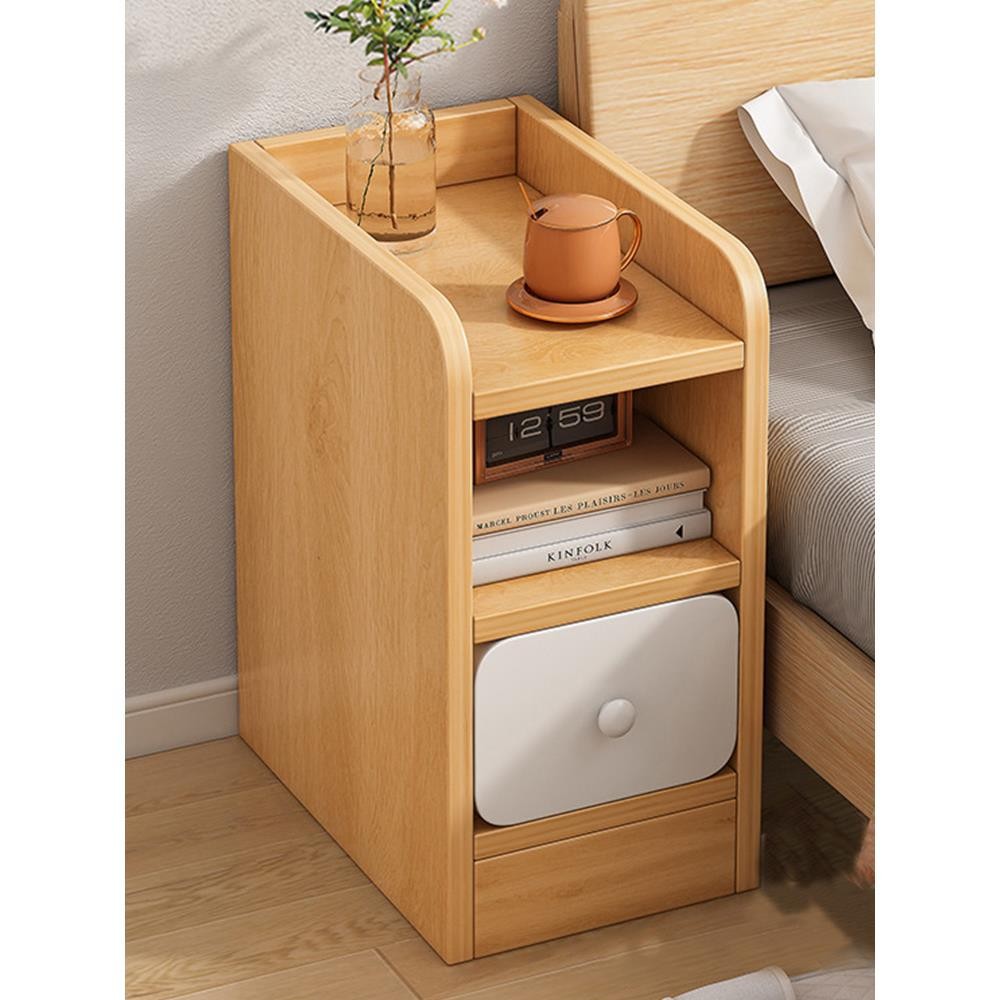 20cm Bedroom Bedside Table Small Bedside Table Shelf Gap Small Cabinet ...