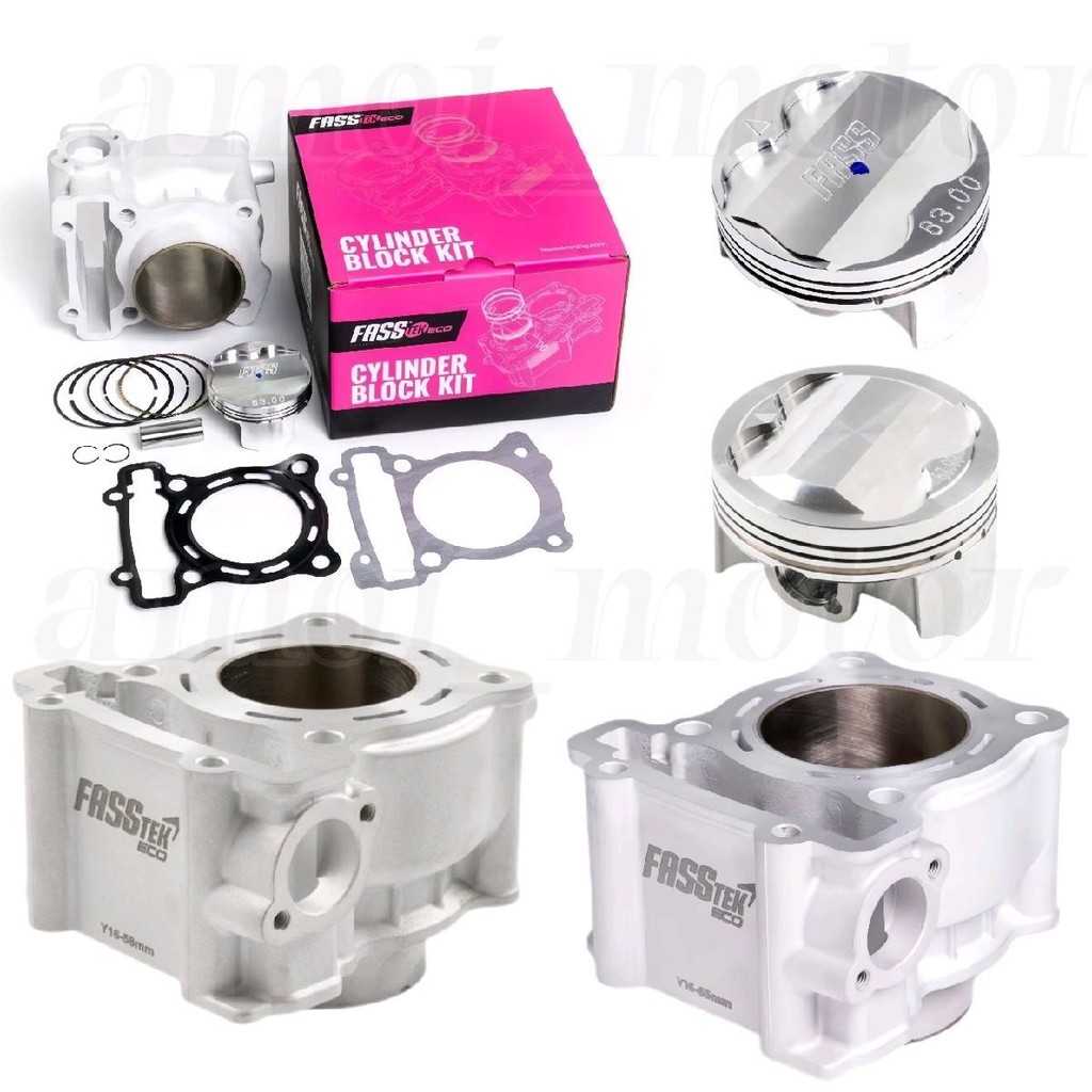 FASSTEK ECO Y16ZR R15 NVX NMAX CERAMIC BLOCK KIT 58MM SUPER COOLER 63MM ...