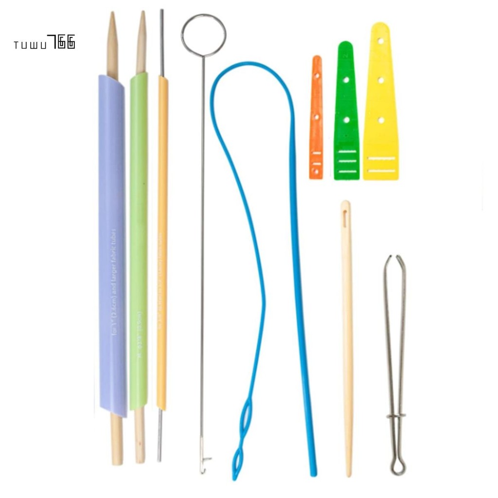 Fabric Tube Turning and Threading Tool Set Drawstring Threader Tool Set ...