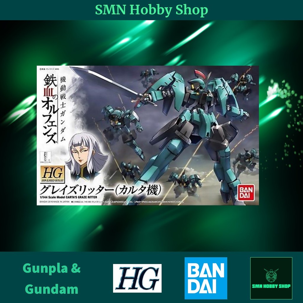 HG 1/144 Carta's Graze Ritter 017 Gunpla Gundam Toys Plastic Model Kit ...