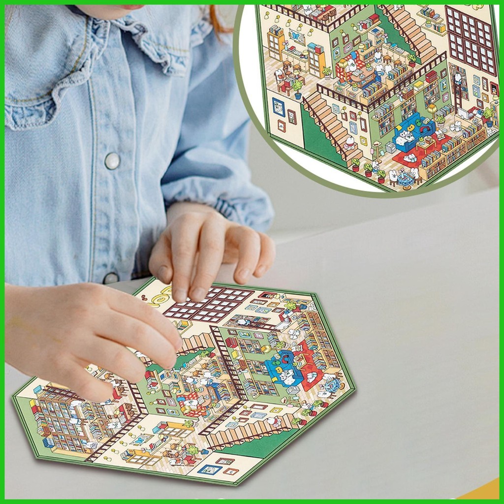 3D Sticker Scene Cute Cartoon Sticker Scenes Stacking Scene Stickers ...