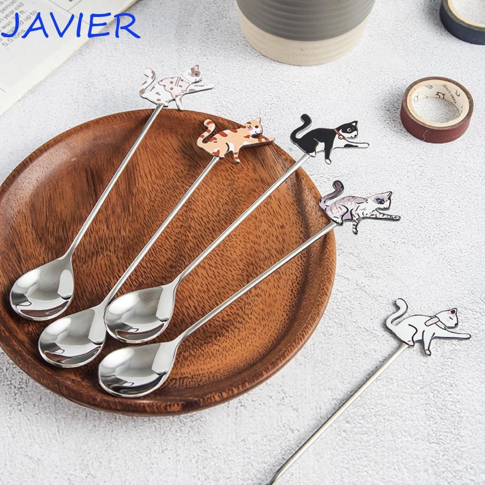 JAVIER Cat Fish Stainless Steel Spoon, Polished Colorful Stirring Spoon ...