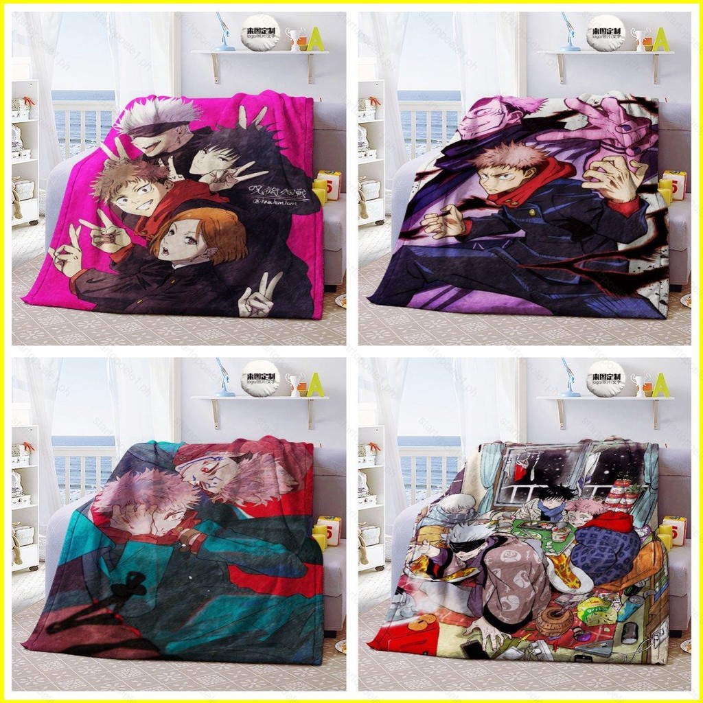 BX Jujutsu Kaisen Satoru Gojo Anime Blanket Home Bedroom Office Napping ...