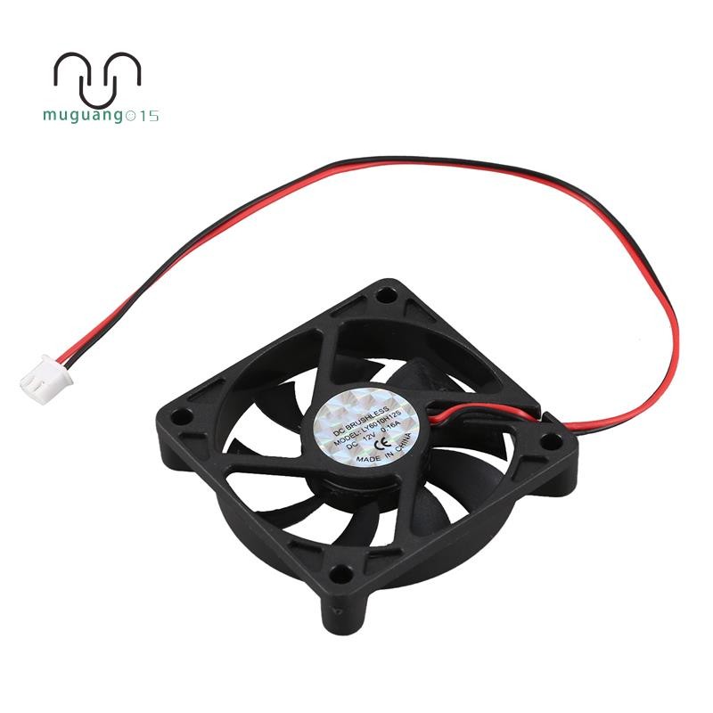 .Desktop PC Case DC 12V 0.16A 60mm 2 Pin Cooler Cooling Fan | Shopee ...