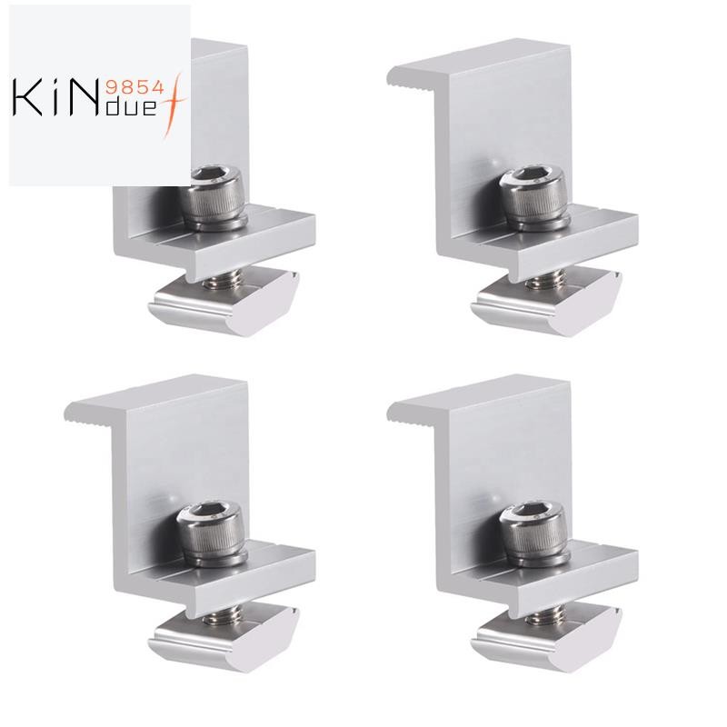 4 Pieces Solar Module Holder End Clamp Kit Solar Panel Edge Clamp ...