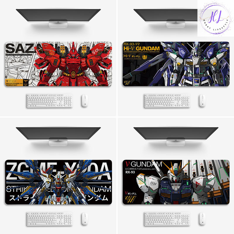 Gundam mouse and computer keyboard pad, desktop desk pad (高达鼠标及电脑键盘垫桌面 ...