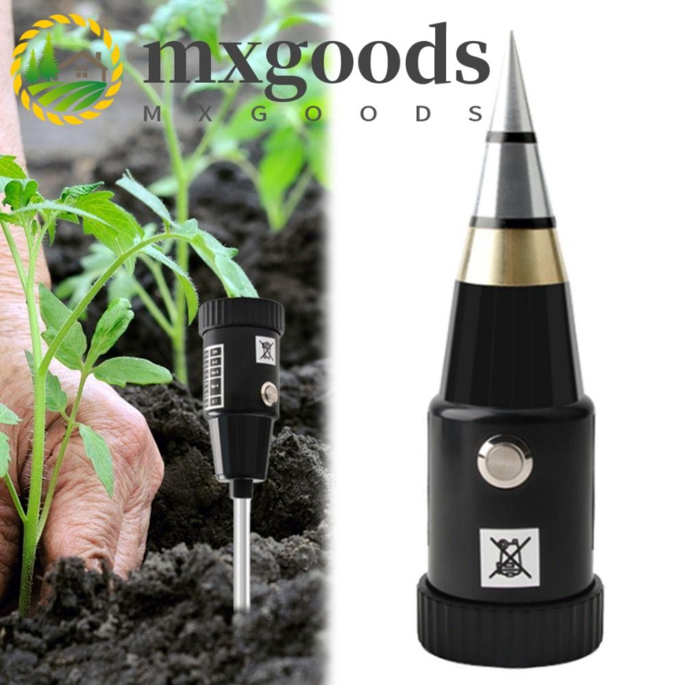 MXGOODS Metal Sensor Probe, Handheld 3~8 PH Soil Moisture PH Meter ...