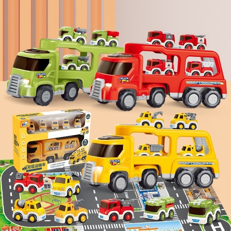 [Ready Stock] Children's Double-Layer Simulation Engineering Transport ...