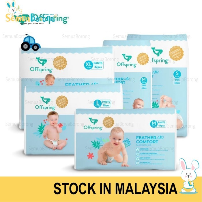 Offspring Feather Air Comfort Baby Diapers Pants | Shopee Malaysia