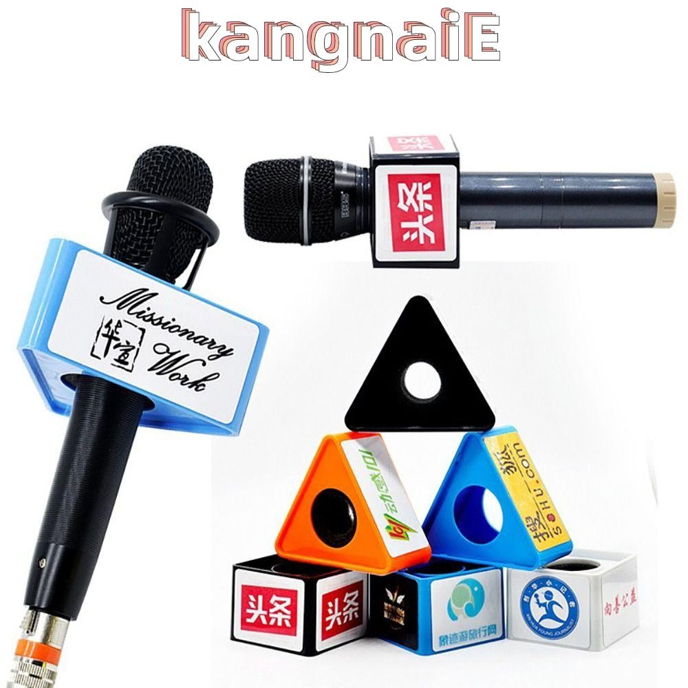 KANGNAI Microphone Logo Flag, Waterproof Customizable Microphone Flag ...