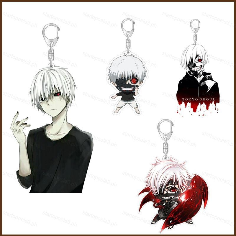 ST3 Tokyo Ghoul Keychain Acrylic Anime Keyring Bag Pendent Key Chain ...