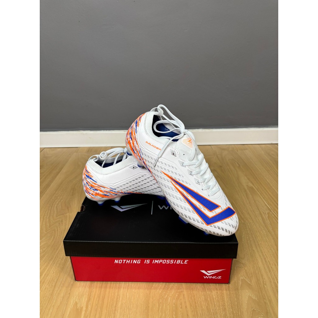 Wingz Mugen Football Shoes (White) | Shopee Malaysia