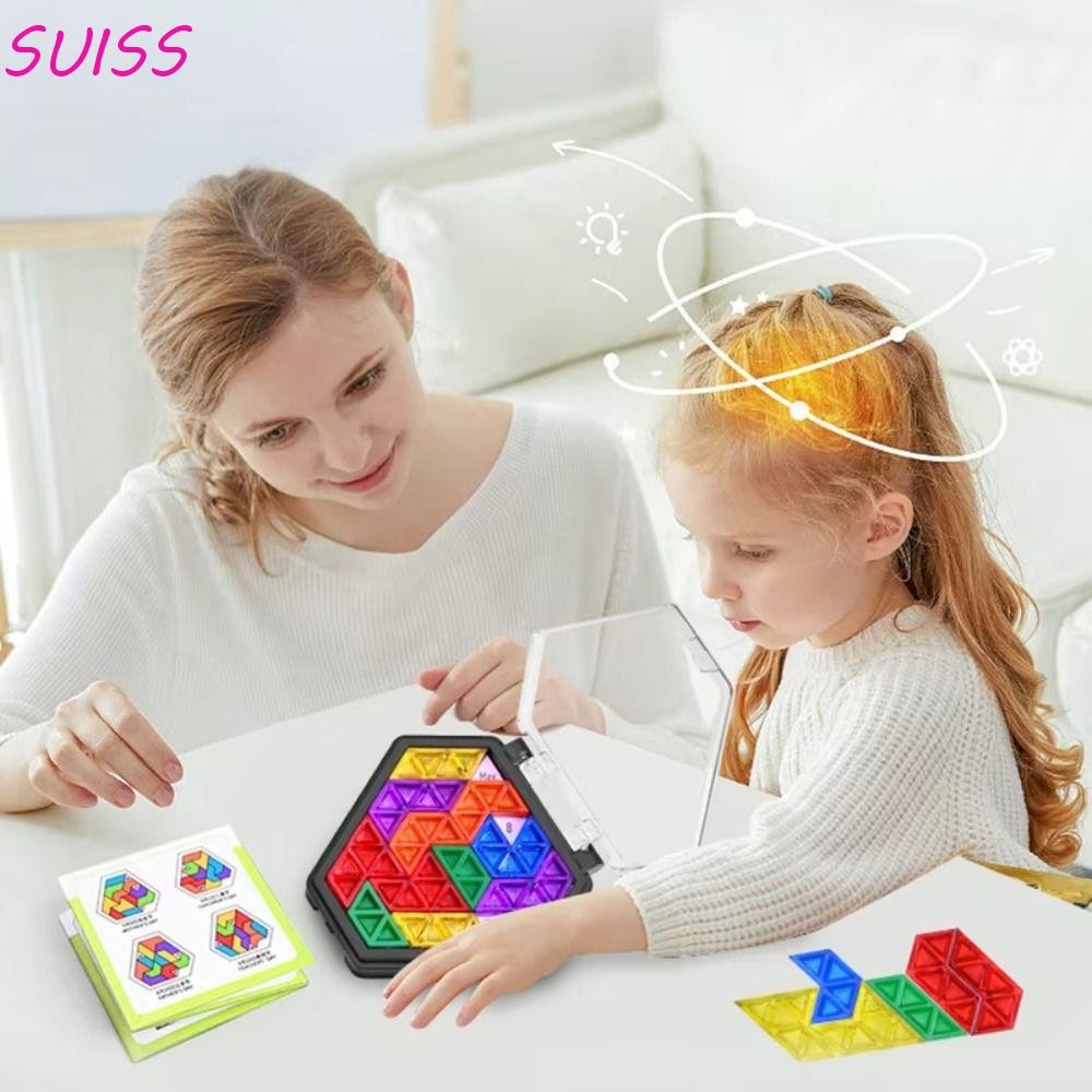 SUISS Smart Clearance Tangram Toy, Montessori Multiple Shapes Calendar ...
