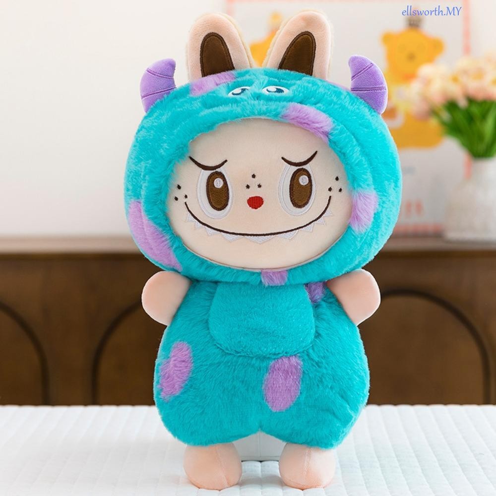 ELLSWORTH Labubu Plush Stuffed Doll, Cartoon Stuffed Labubu Time Plush ...