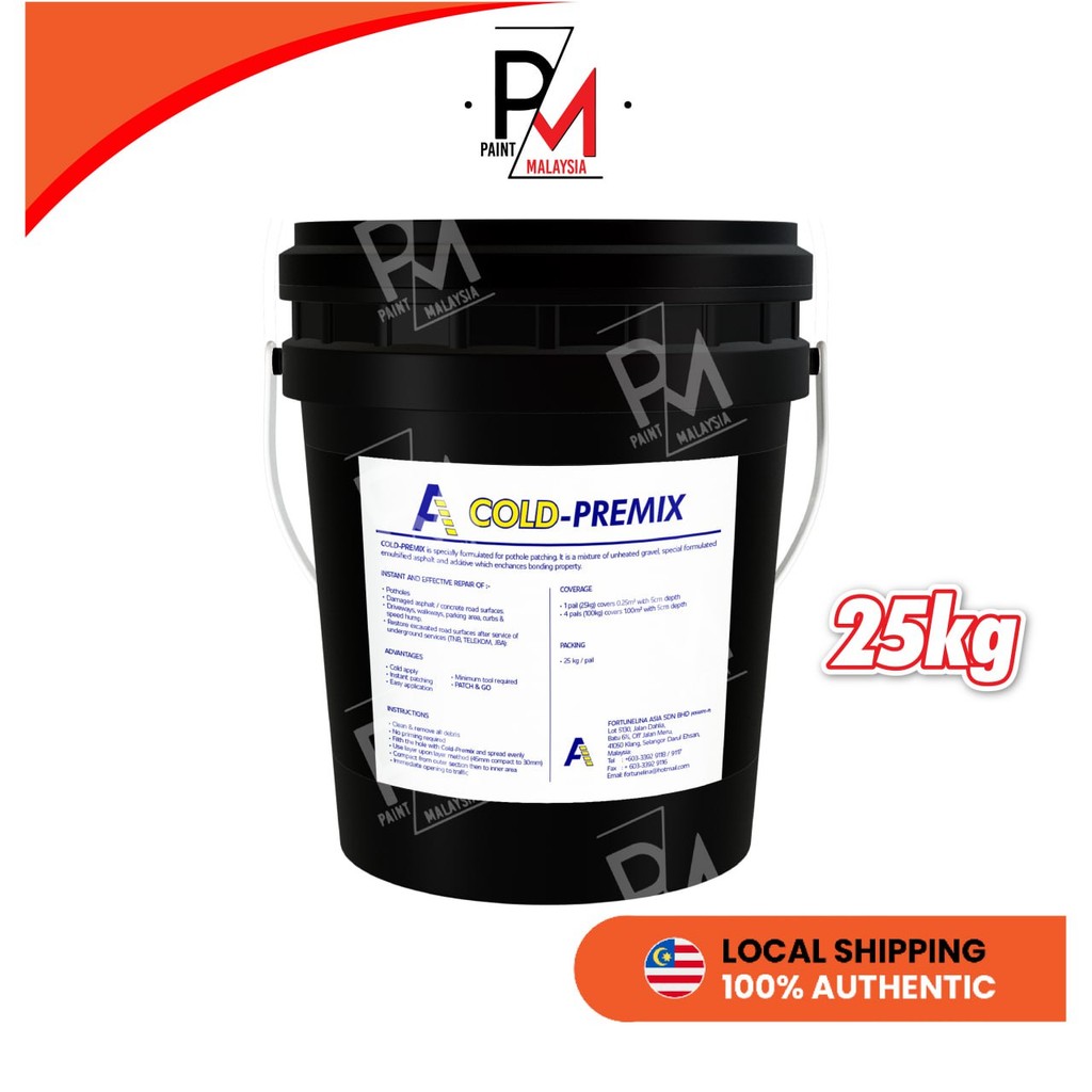 25kg Ready-To-Use Cold Premix – Bahan Tampal Jalan & Lubang Tar ...
