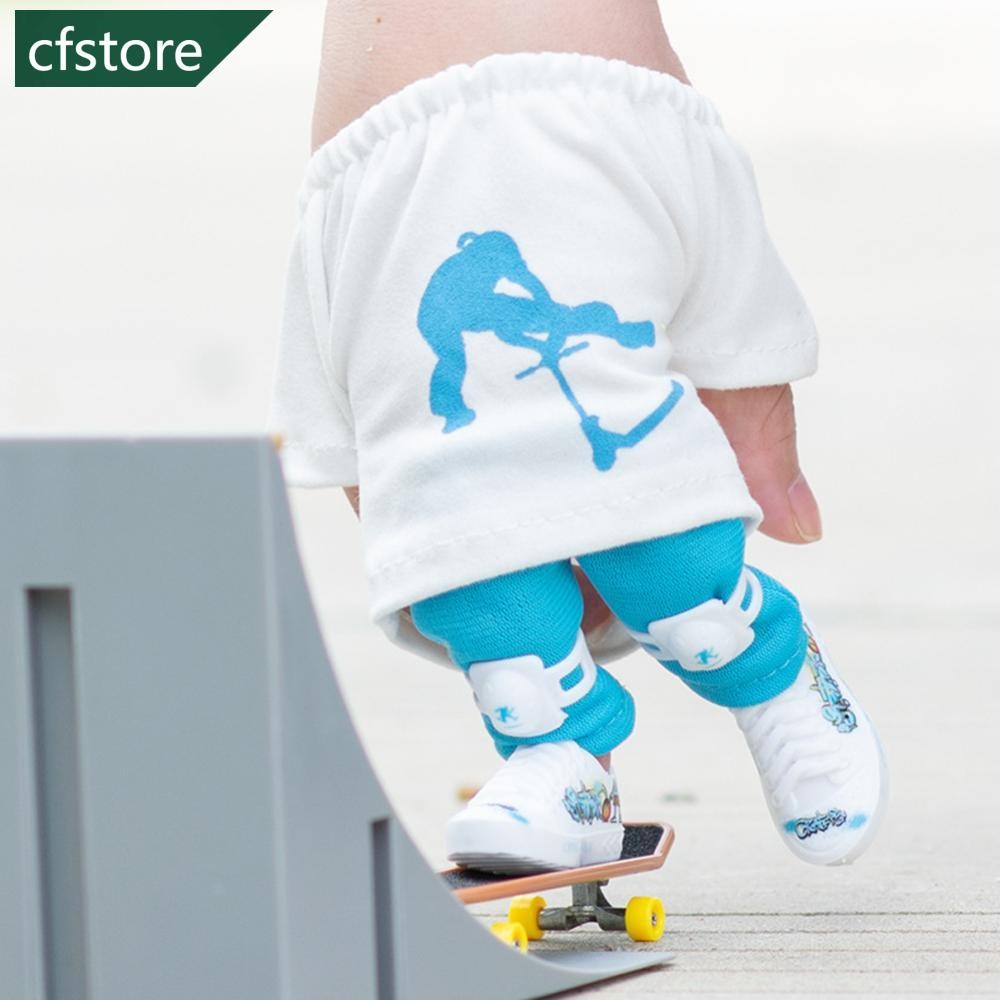 CFSTORE Mini Finger Skateboard Set Finger Board with Pants and Shoes ...