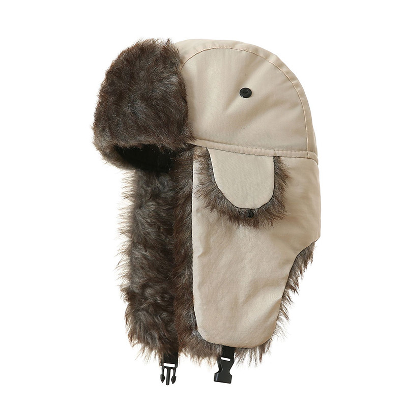 [TurnBright] Men's Winter Trapper Aviator Trooper Earflap Warm Russian ...
