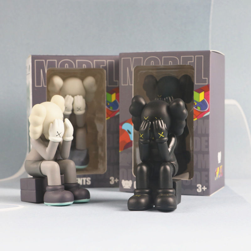 [Ready Stock] Cartoon KAWS Cover Face Cos Personalized Figure Model ...