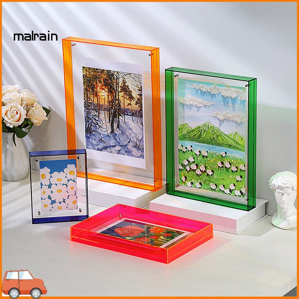 Ma Floating Effect Picture Frame Scratch-resistant Picture Frame Modern ...