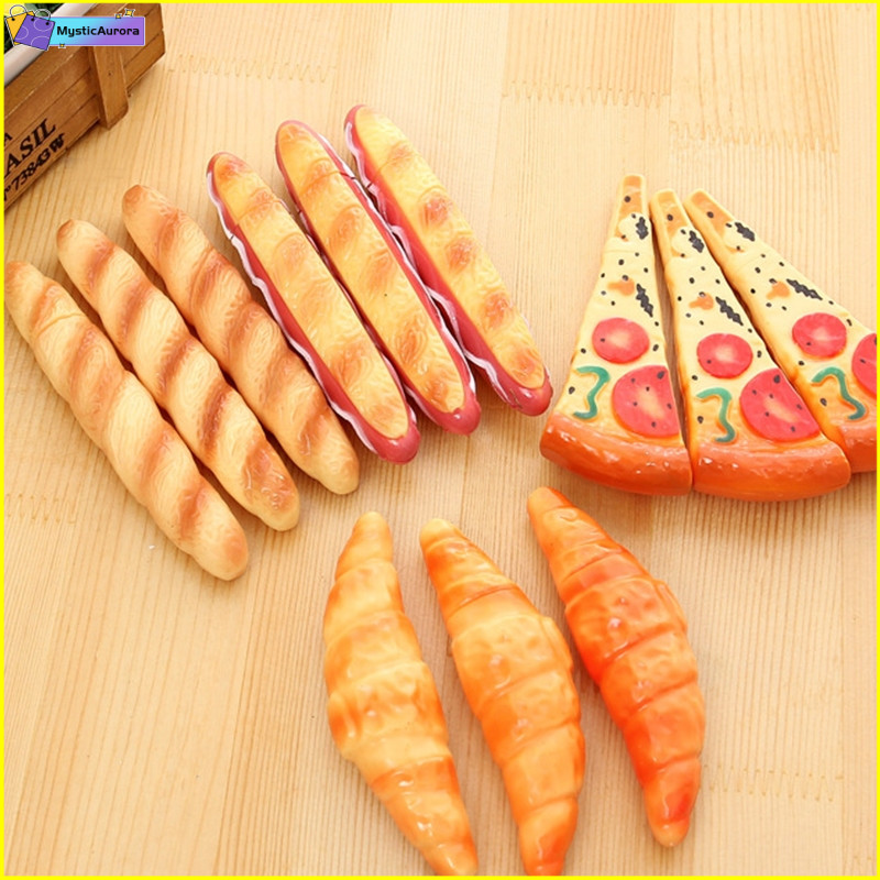 MA】Pizza Ballpoint Pen Simulation Bread Shaped Ballpoint Pen Creative ...