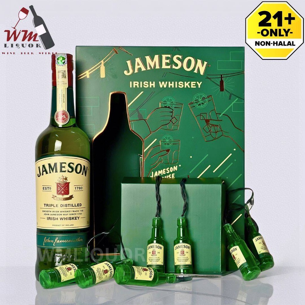 Jameson Irish Whisky with Party Light Gift Set 2025 70CL 詹姆森爱尔兰威士忌礼盒装 ...