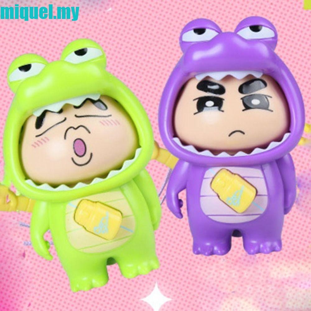 MIQUEL Shin-chan Face Makeup Toy, Chinese Style With Keychain Crayon ...