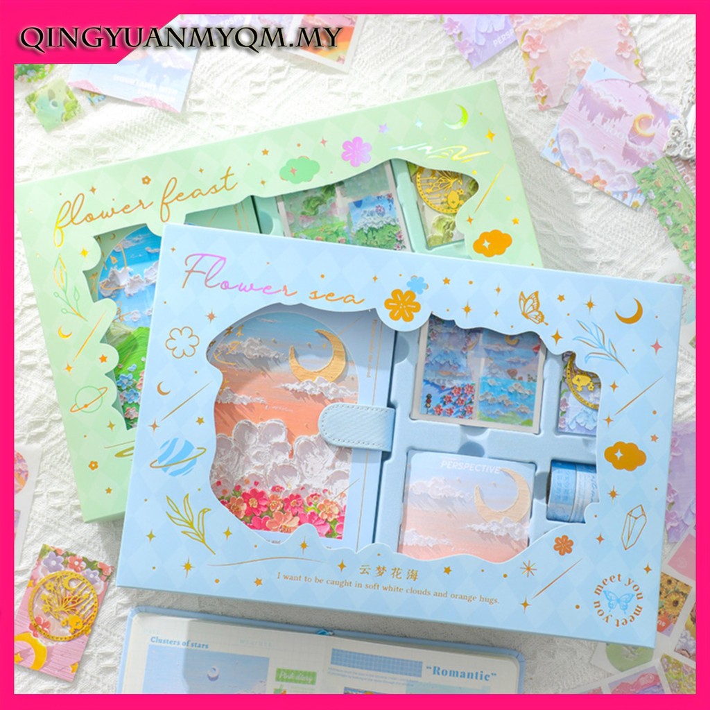 Aesthetic Scrapbook Kit,Letter Writing Journal Notebook B6 Diary ...
