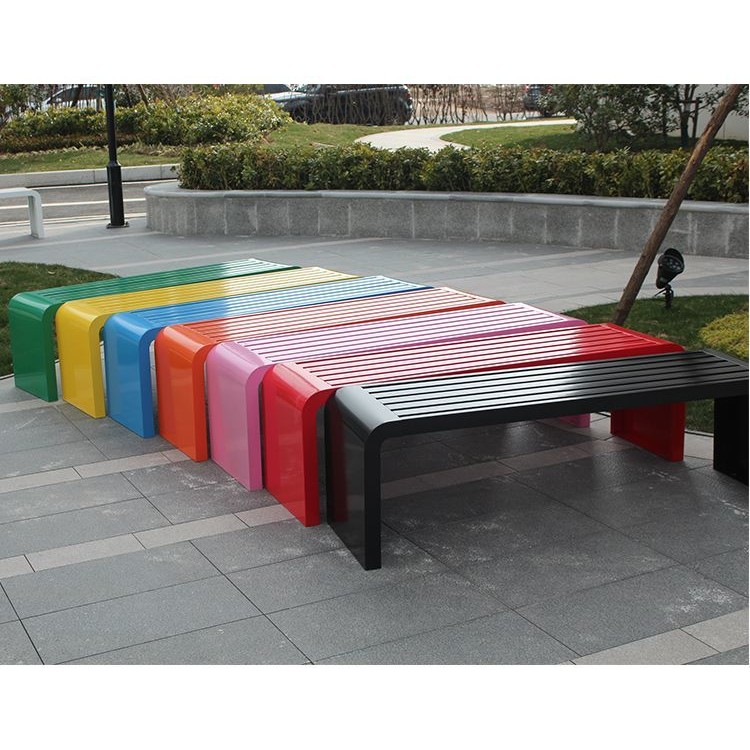 Park Outdoor Leisure Bench Chair Outdoor Courtyard Court Rest Bench ...