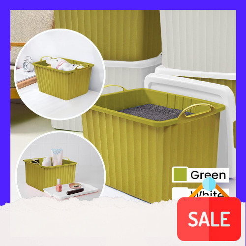 Plastic Storage Box Container with Lid and Handle for Basket Design ...